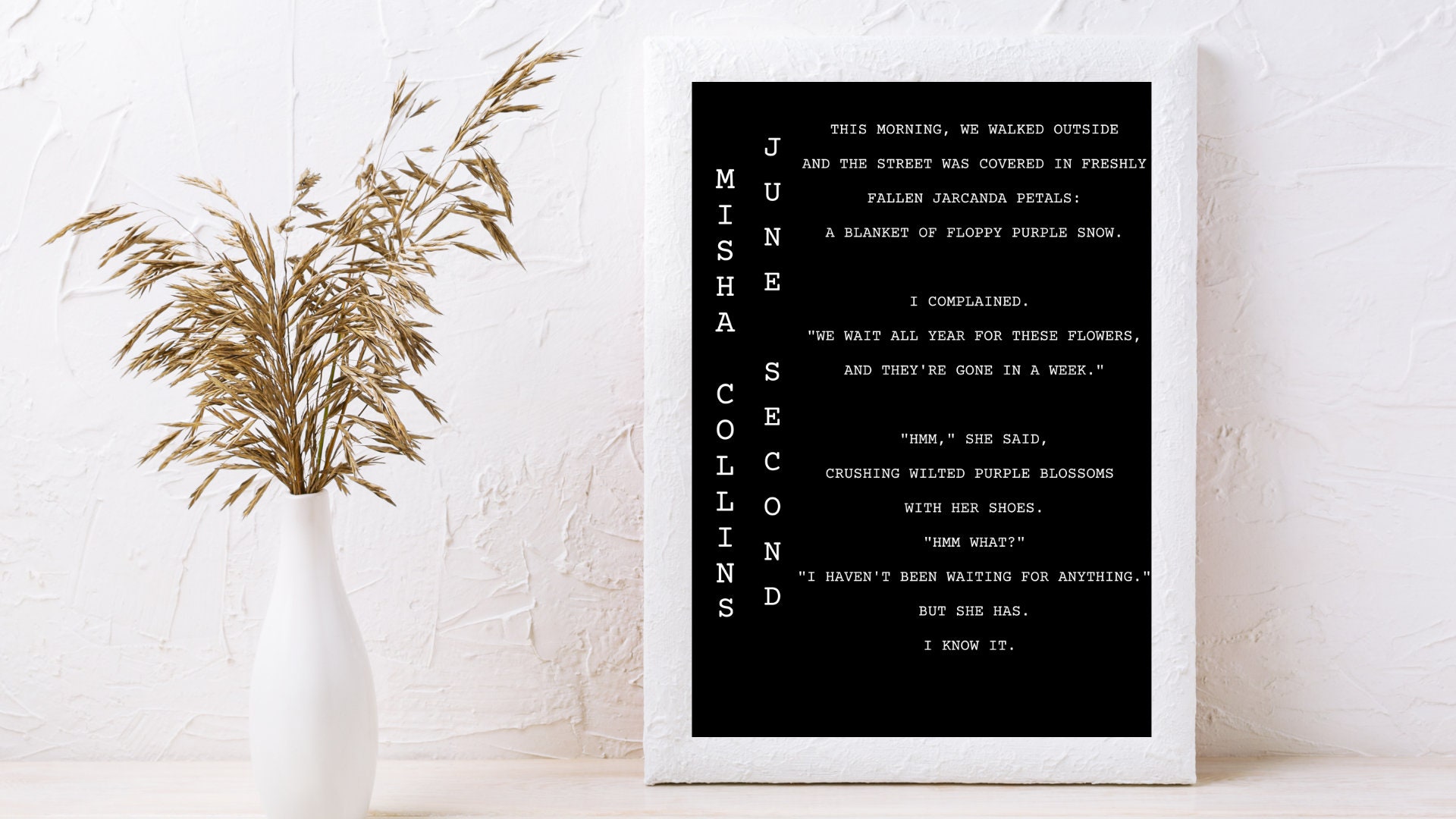 Misha Collins Poetry Art Print - Etsy