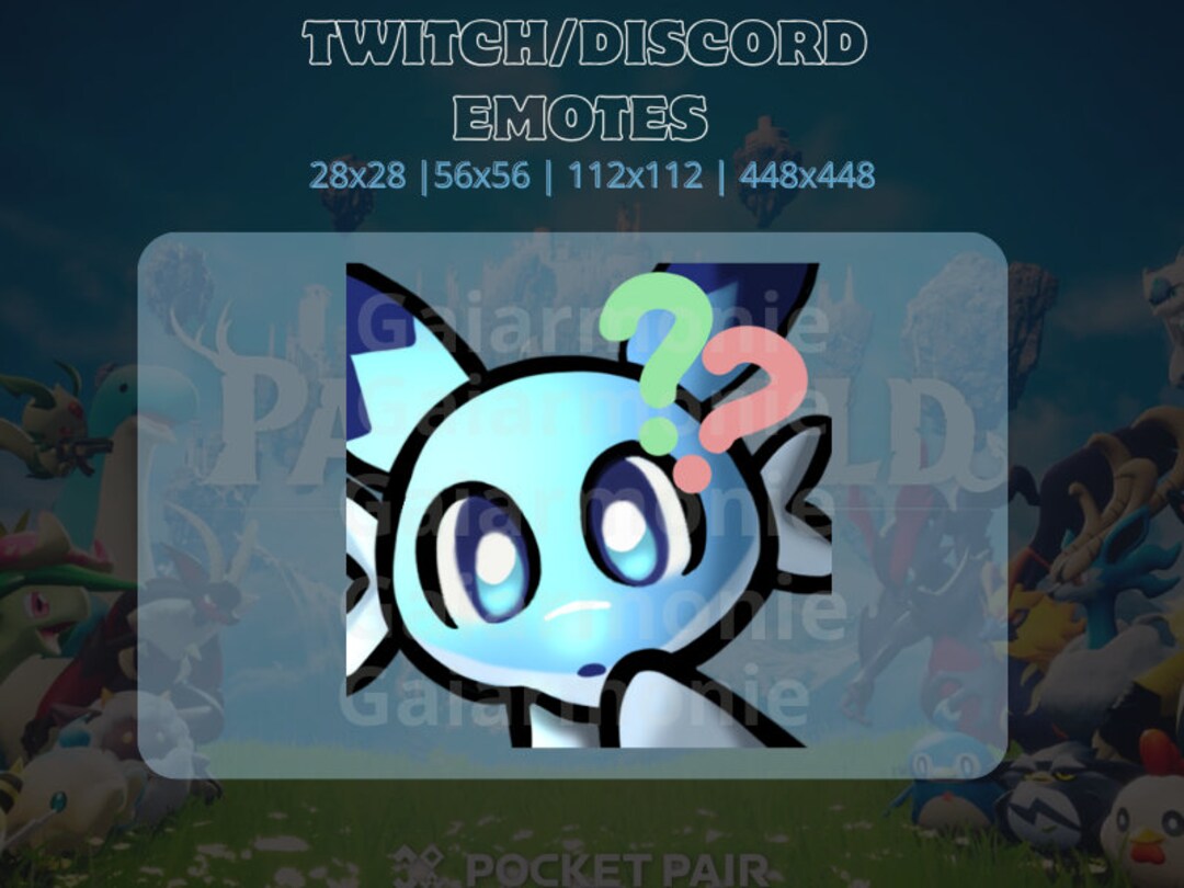 Chillet Palword Emotes for Twitch, Discord and Youtube - Etsy