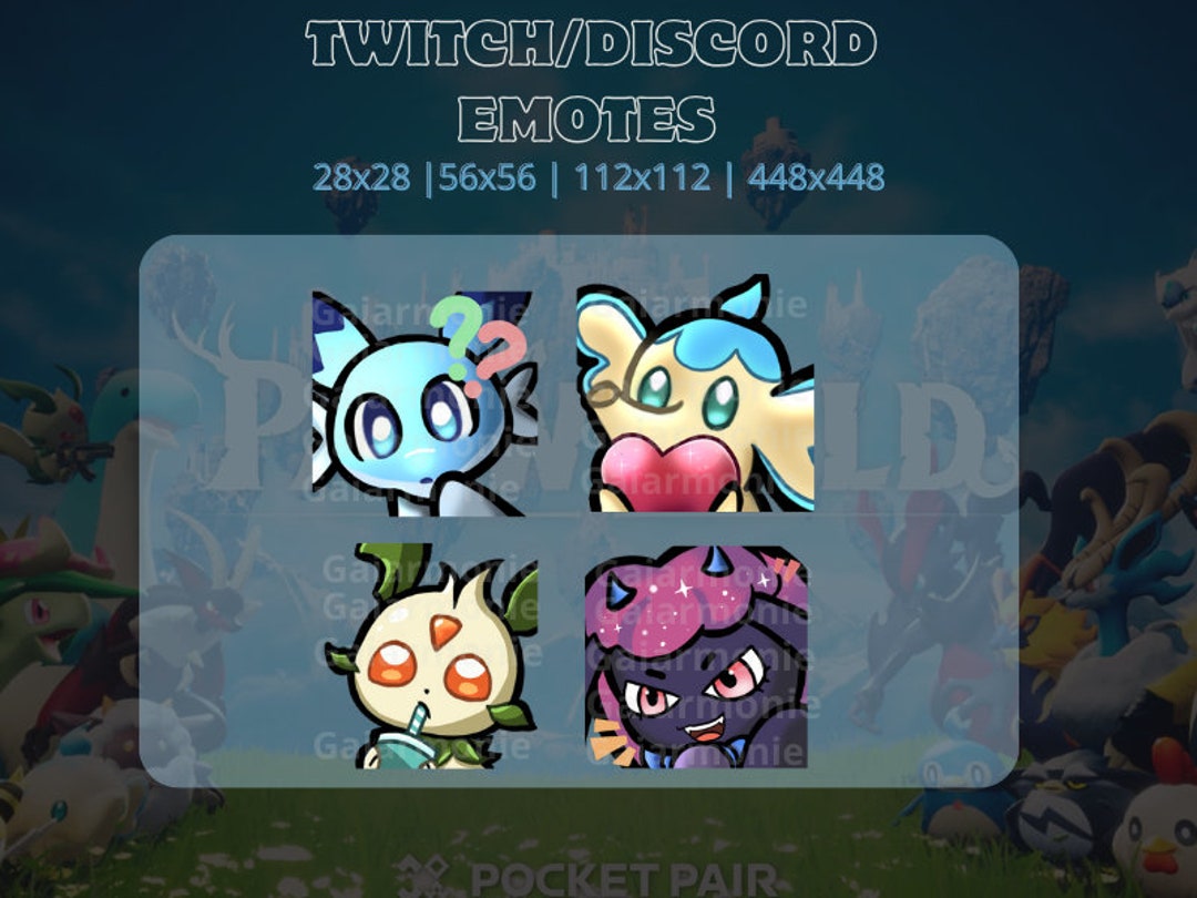 Palword Emotes Pack | Twitch, Youtube and Discord - Etsy