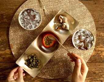 Three Section Plate - Etsy