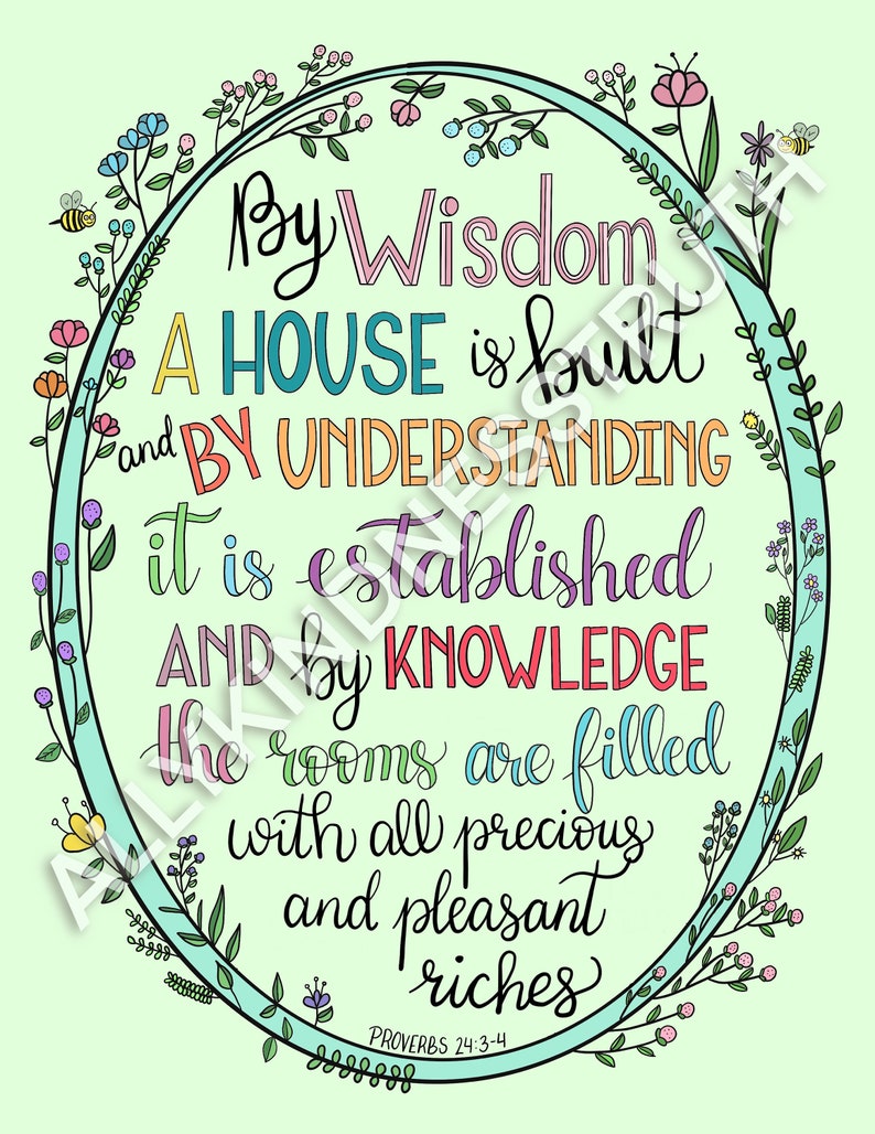 Bible Verse Coloring Pages and Full Color Illustrations | Bible Verse ...