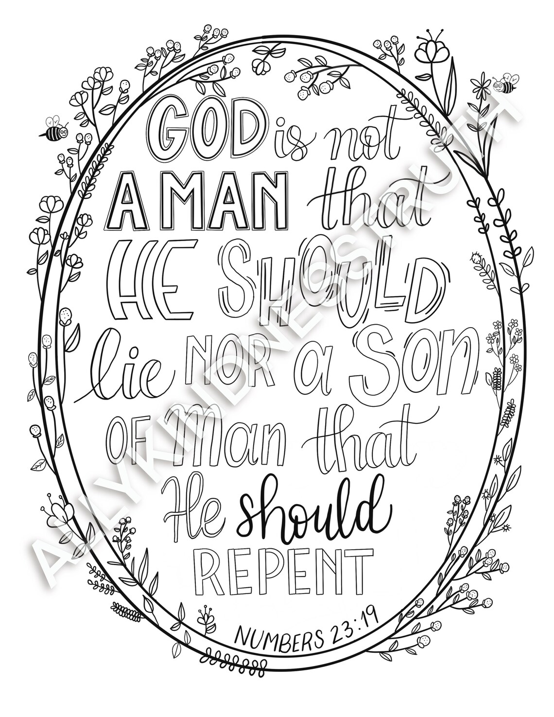 Bible Verse Coloring Pages and Full Color Illustrations | Bible Verse ...