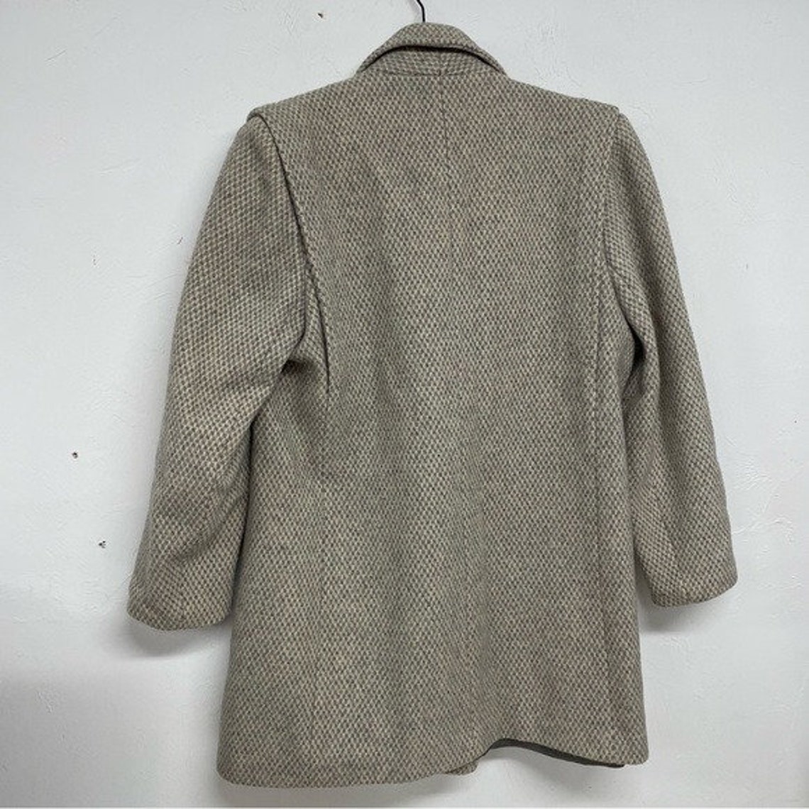 Vintage Ms Freddie Grey Wool Pea Coat S - Etsy