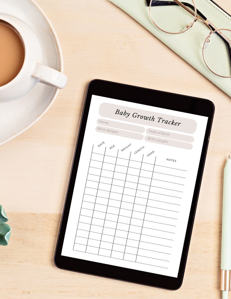 My Little & Me - Full Digital Version | New Baby + Mom Tracking Book ...