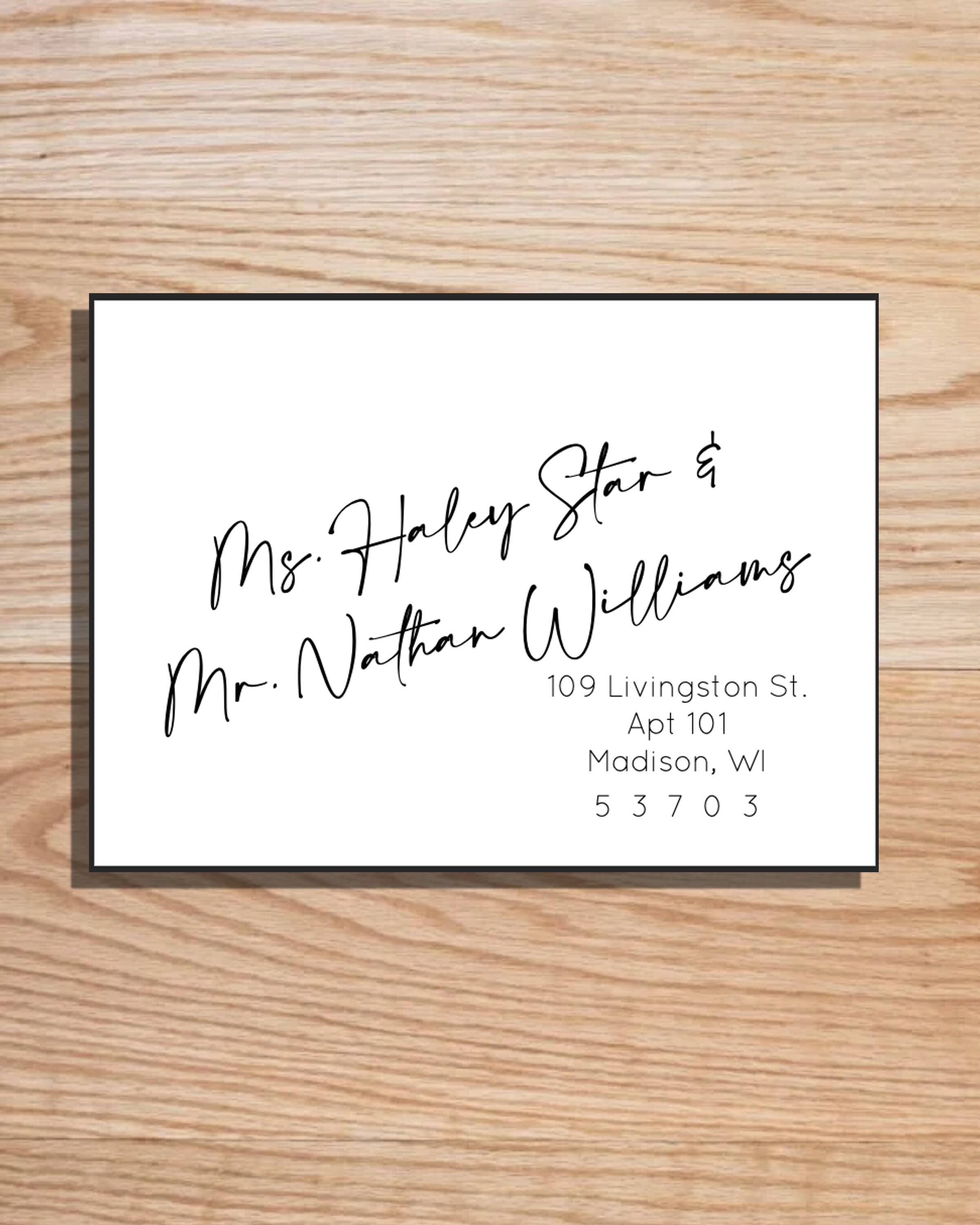 Bulk Custom Envelope Return Address on Back | Wedding Envelope ...
