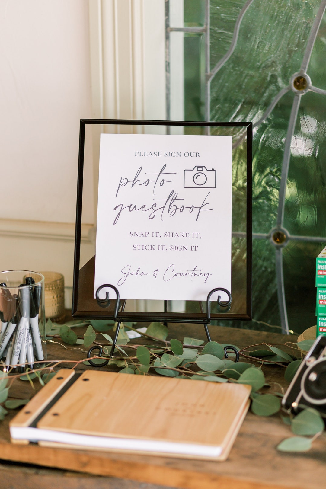 INSTANT DOWNLOAD | Photo Guestbook | Snap It Shake It Stick It Sign It ...
