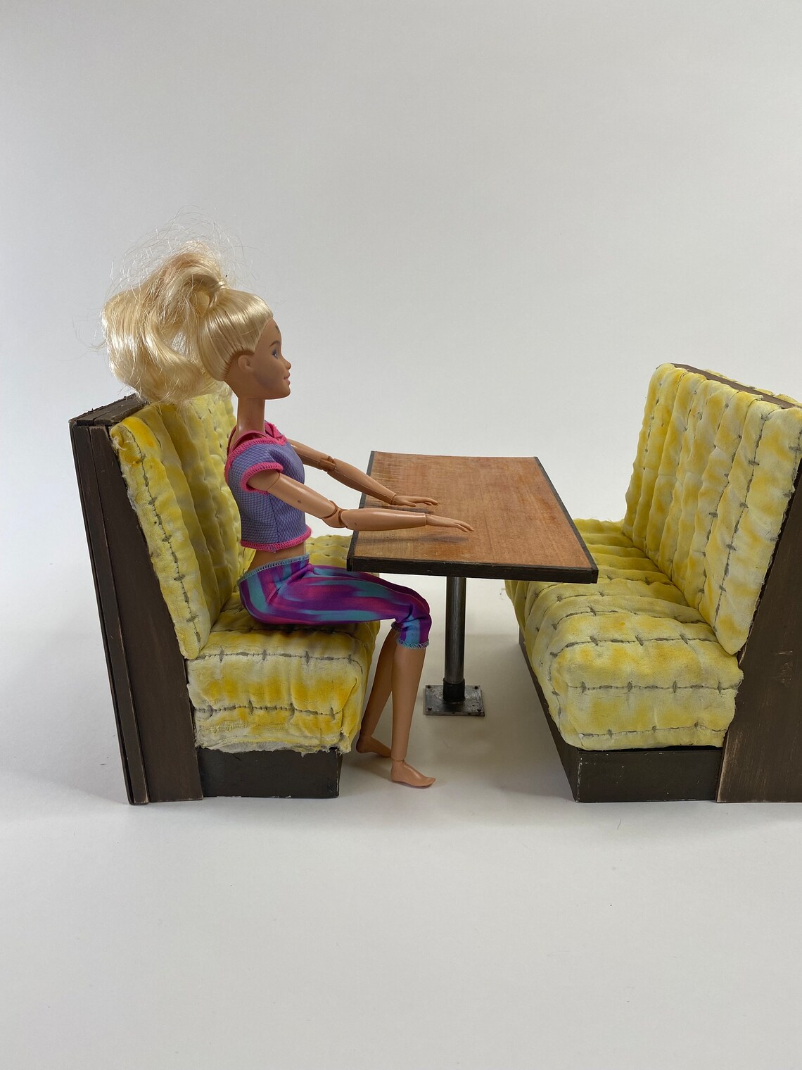 Miniature Diner Booth Diner Booth Replica Diner Booth Diorama Scale ...