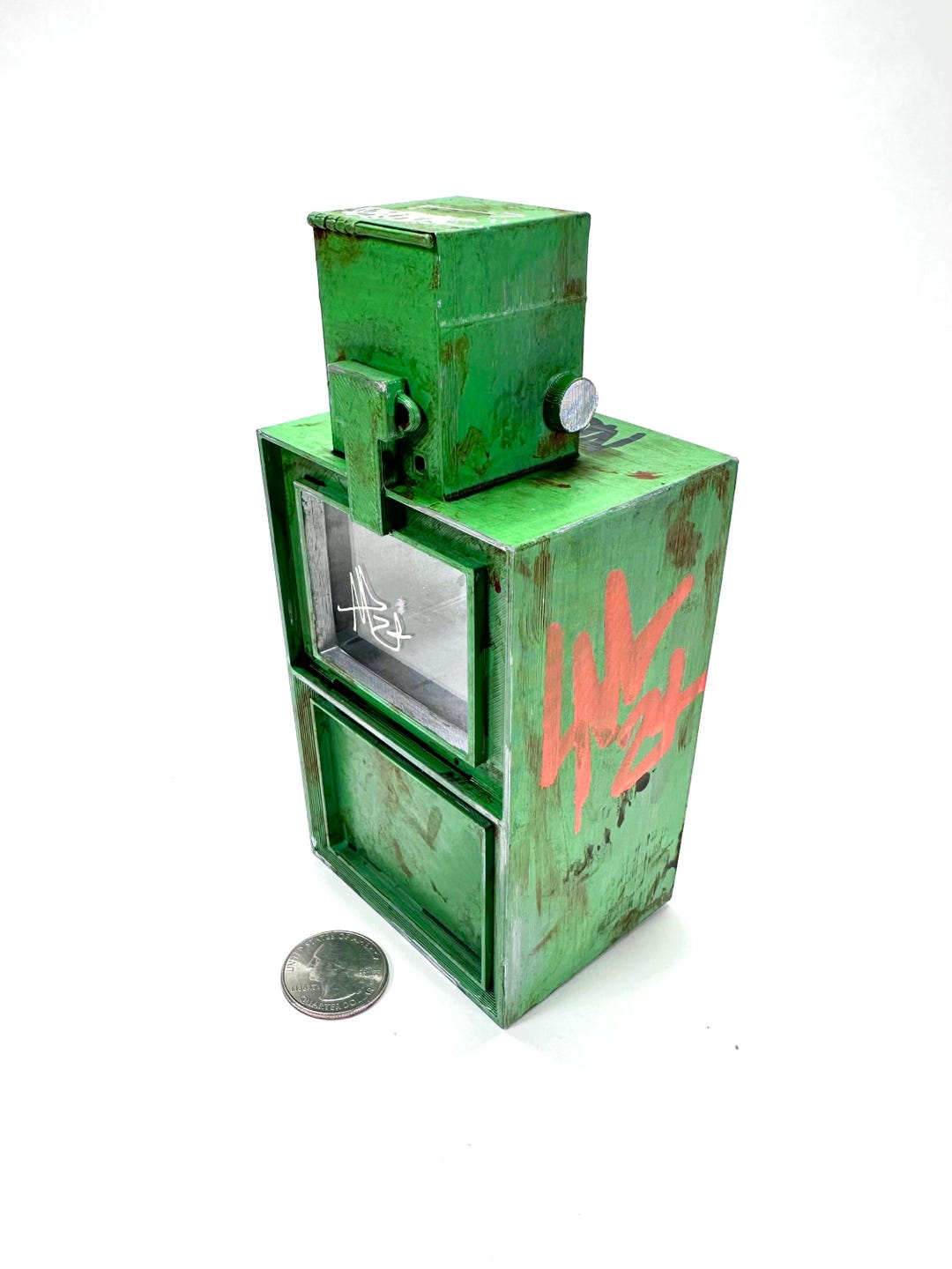 Miniature Newspaper Box Miniature Newspaper Holder Desk Decor Miniature ...