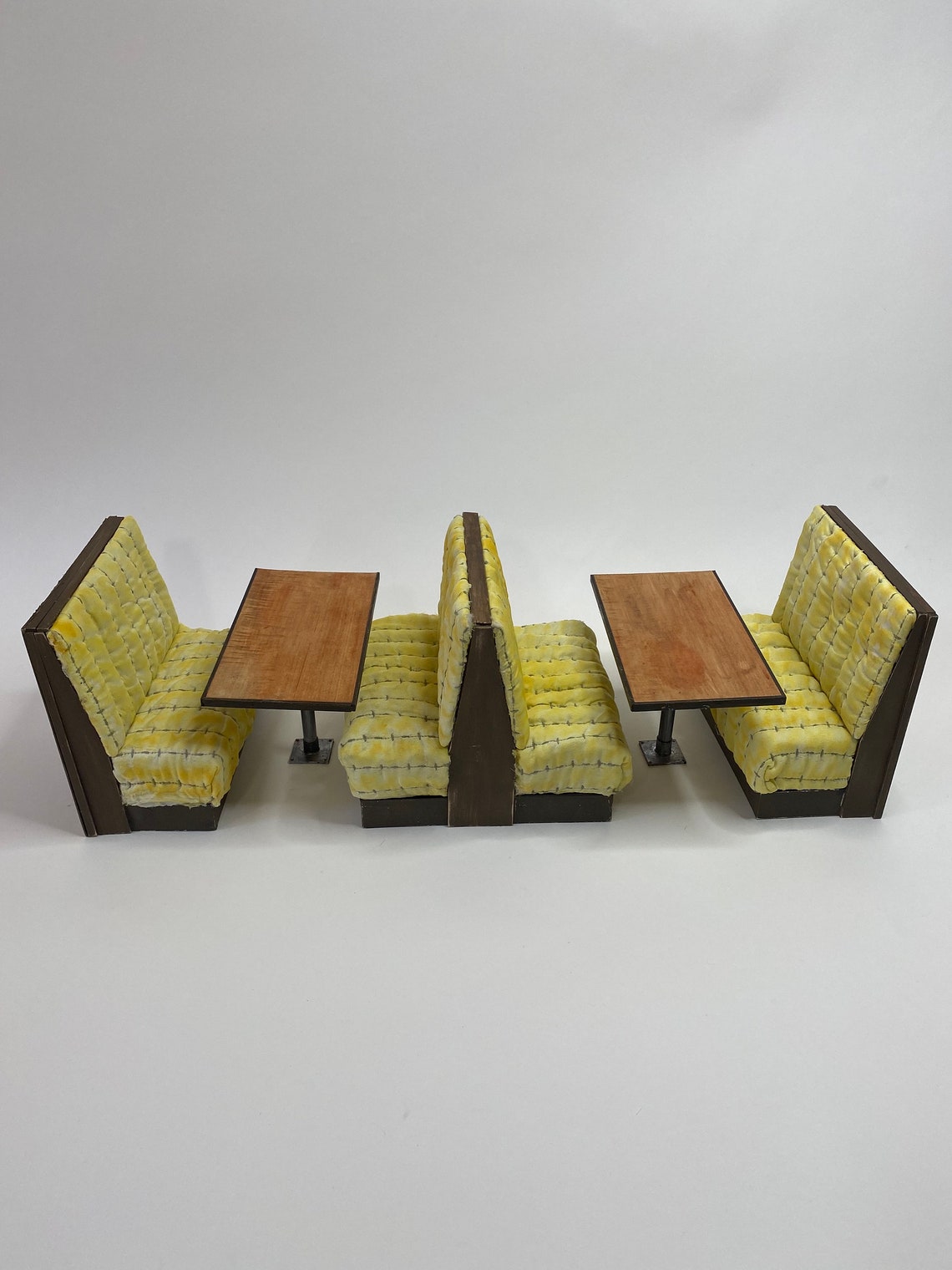 Miniature Diner Booth Diner Booth Replica Diner Booth Diorama Scale ...