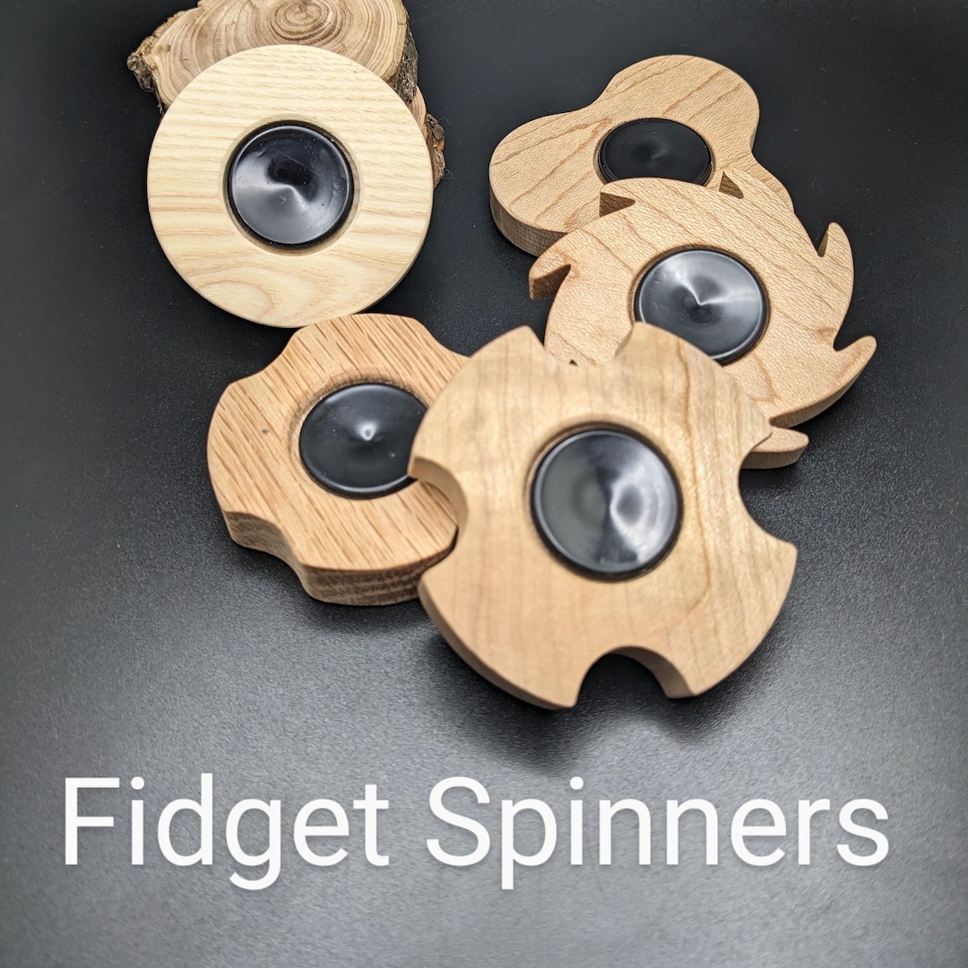 Fidget Spinners, Wood - Etsy
