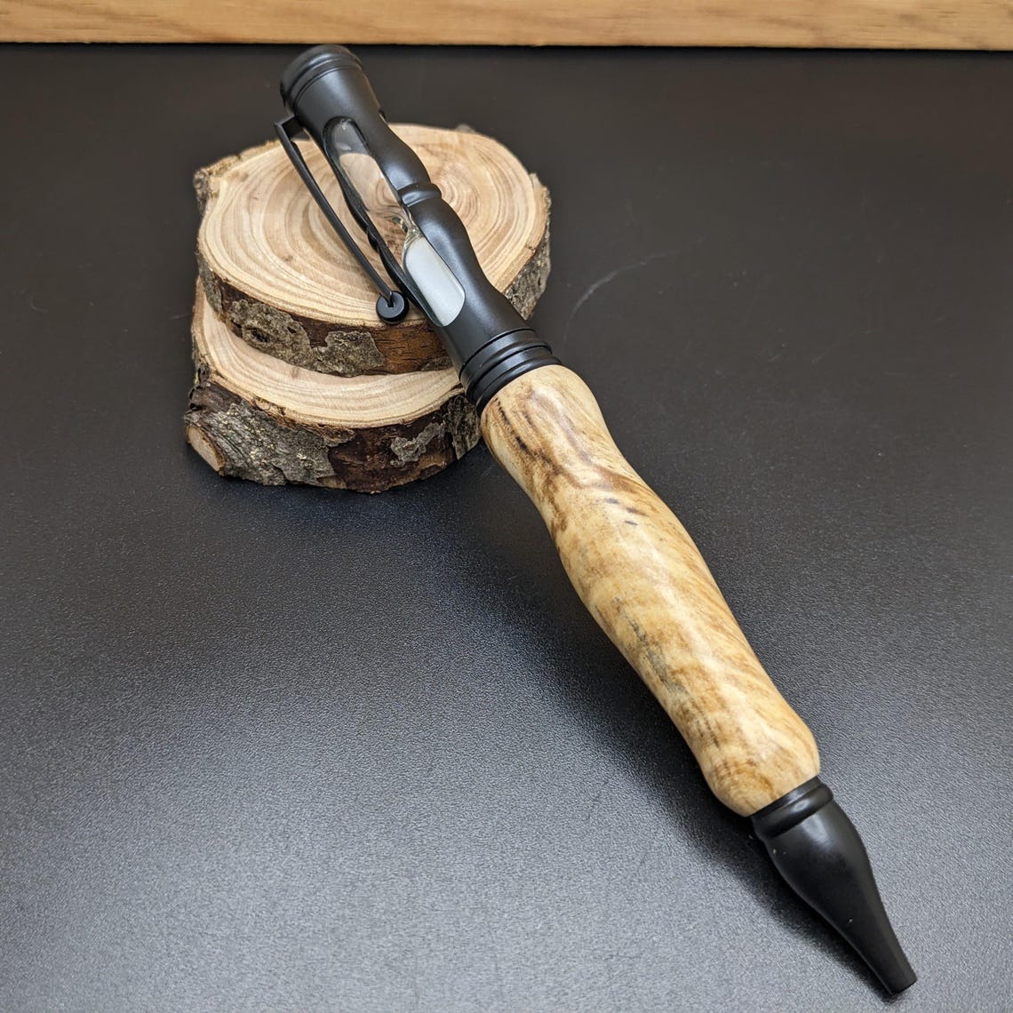 Writing Pen, Wood, Ballpoint, Refillable Ink, Twist Style, Hourglass - Etsy