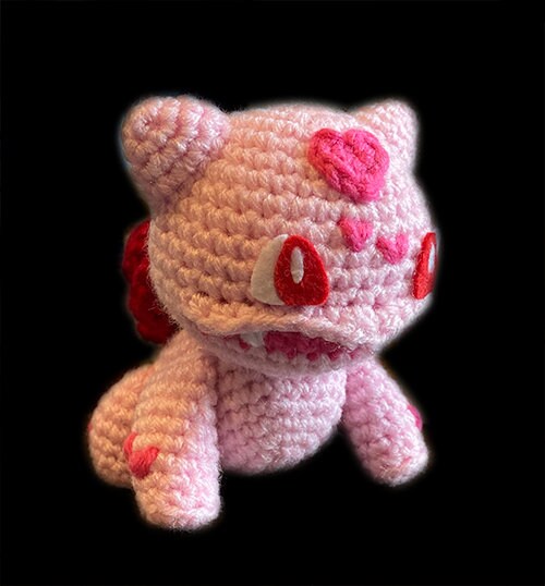 Pokemon Inspired Pink Rose Bulbasaur Amigurumi Crochet Pattern - Etsy