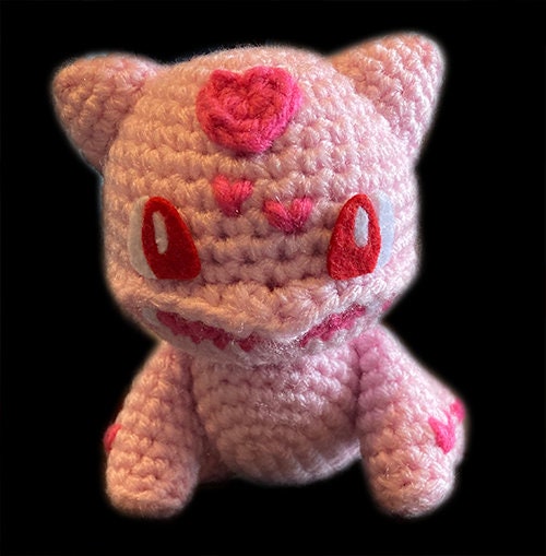Pokemon Inspired Pink Rose Bulbasaur Amigurumi Crochet Pattern - Etsy