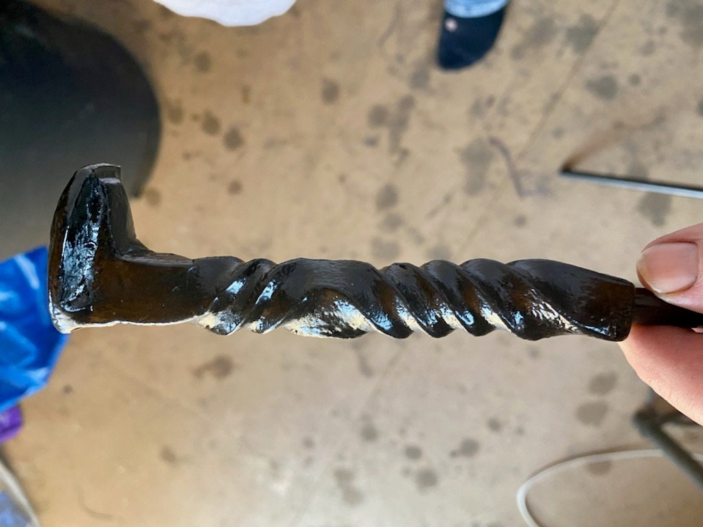Meat Turner for the Grill. Hand Forged From Antique Railroad Spikes. - Etsy