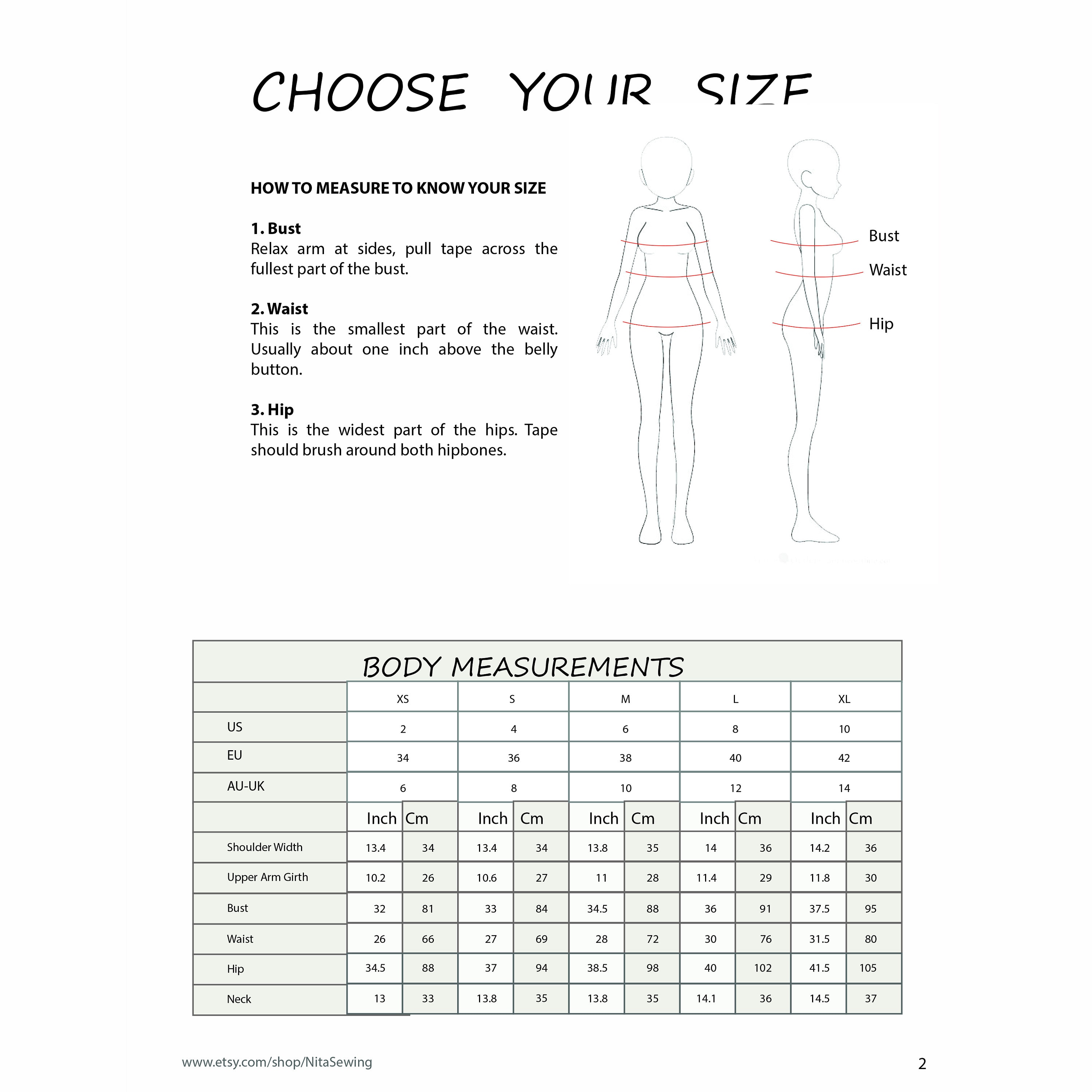 Thick Strap Crop Top PDF Printable Sewing Pattern Instant - Etsy UK