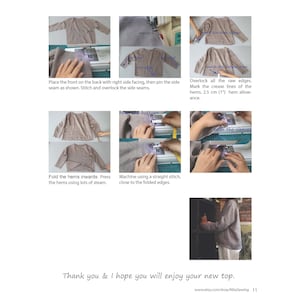 Easy Top Sewing Pattern for a Beginner, Instant Download - U.S Size 2,4 ...