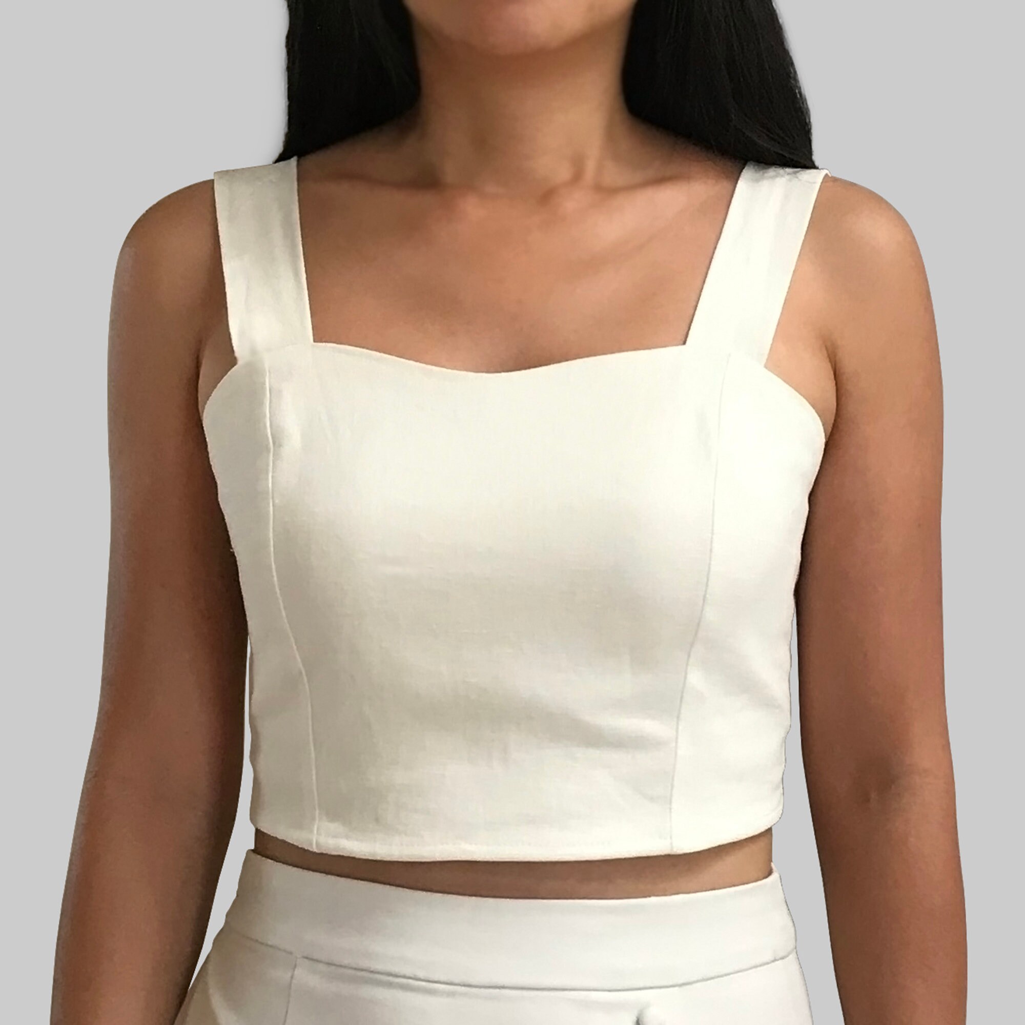 Thick Strap Crop Top PDF Printable Sewing Pattern Instant - Etsy UK