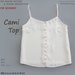 Combo 3 Sewing Patterns, Linen Cami Top, Cami Top, Easy Short, Instant ...