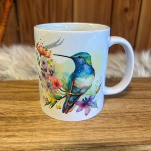 Hummingbird Coffee Mug - 11 Ounce Sublimated - Etsy