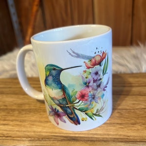 Hummingbird Coffee Mug - 11 Ounce Sublimated - Etsy