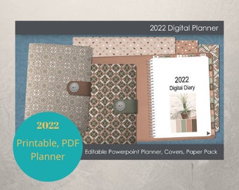 2022 Digital Planner - Etsy