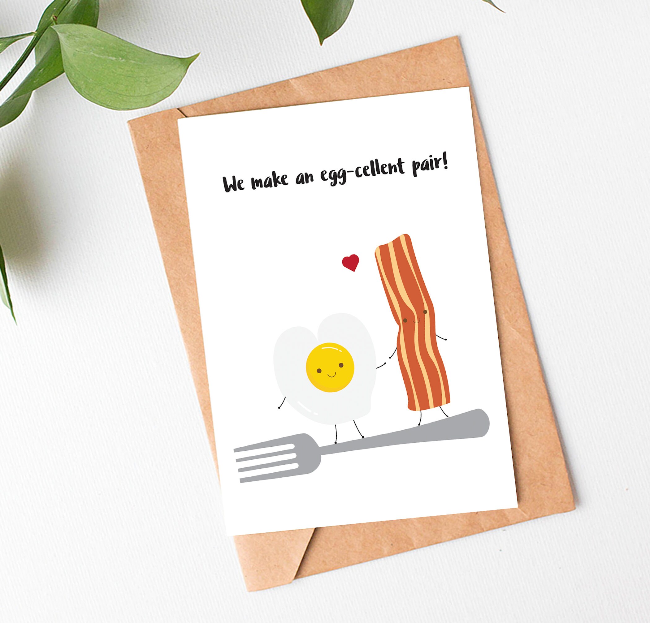 Printable We Make an Egg-cellent Pair Card/ Happy Anniversary Card ...