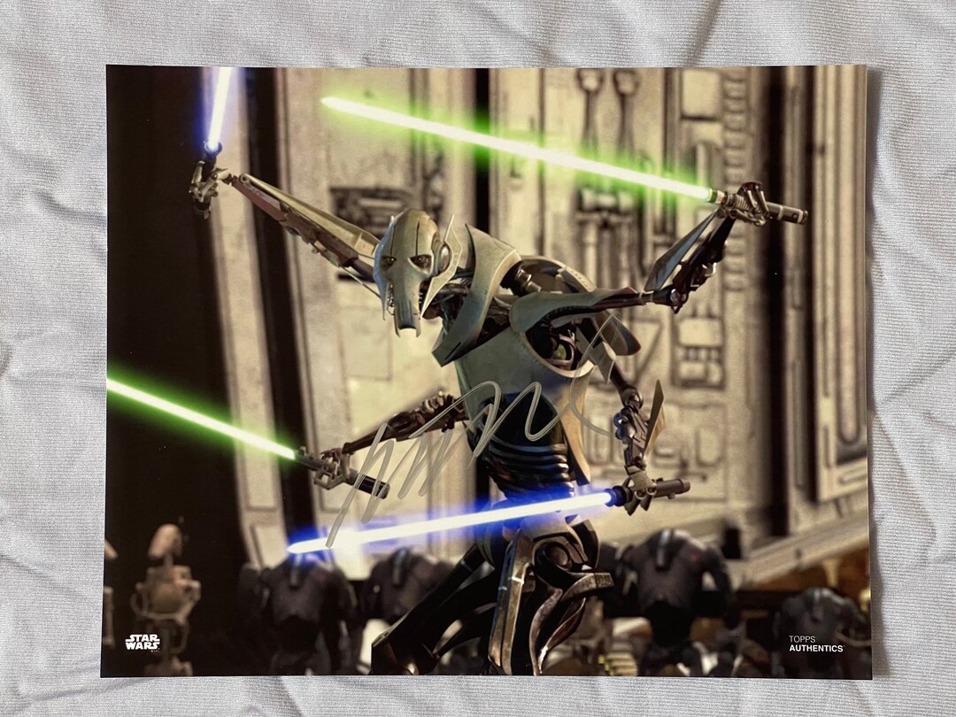Matthew Wood Actor as general Grievous in star Wars - Etsy