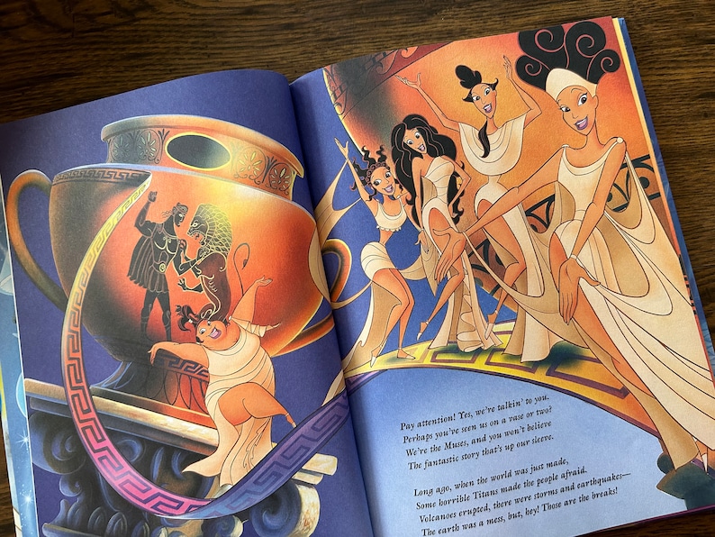 Disneys Hercules Mousework Classic Story Book Hardcover Copyright 1997 - Etsy