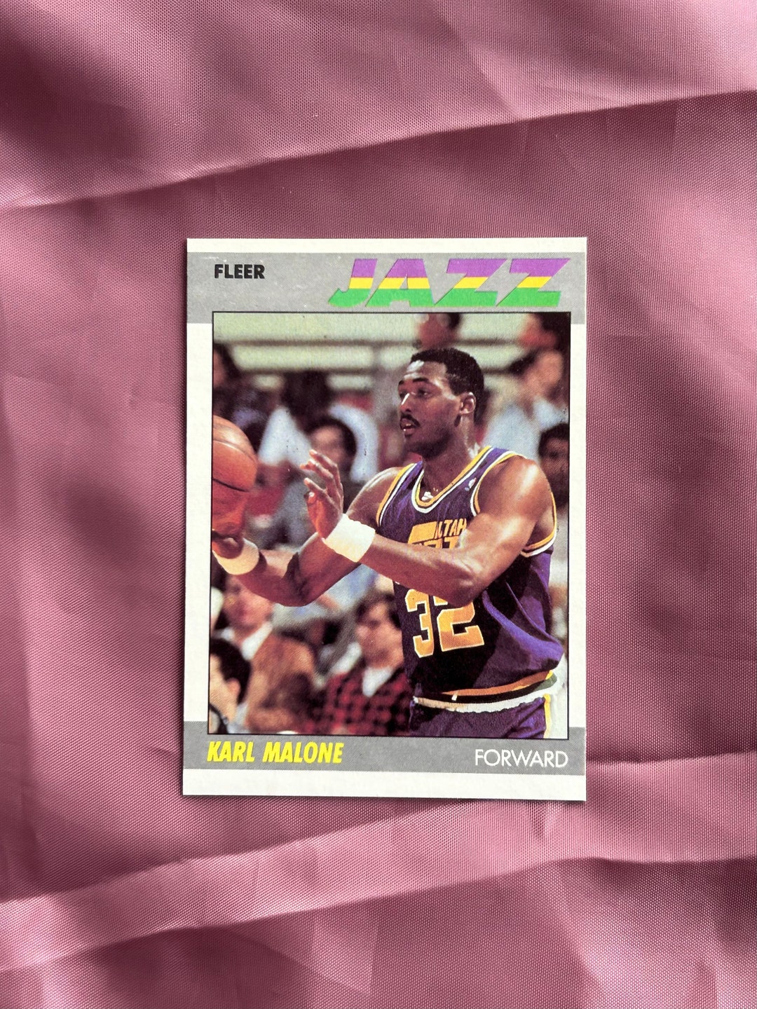 1987-88 Fleer - Karl Malone - Basketball Card - No. 68 - Mint / Sharp ...