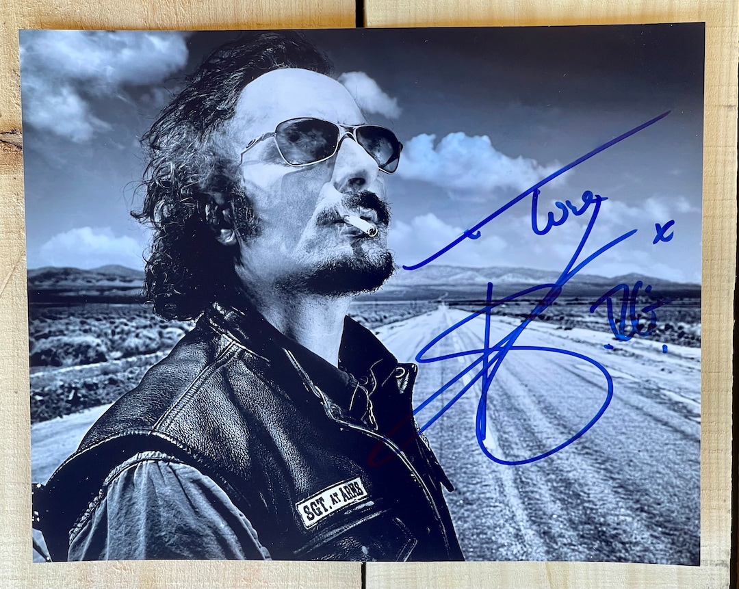 Kim Coates as “tig Trager” in “sons of Anarchy” Genuine Hand Signed ...