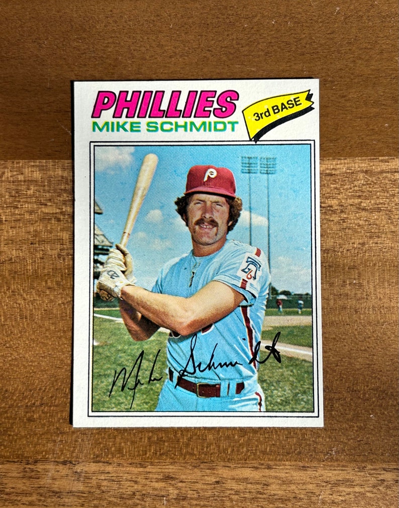 1977 Topps Mike Schmidt Card No 140 Mint Condition Philadelphia ...