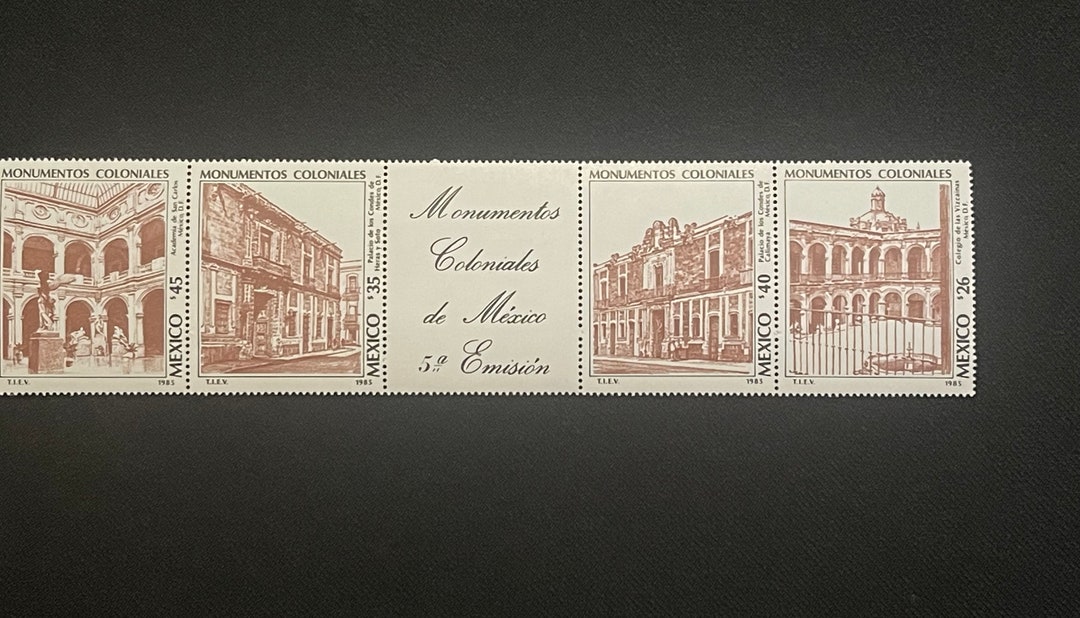 Mexico Stamps - Scott #’s 1427-1430 - 1985 - Plate Block MNH ...