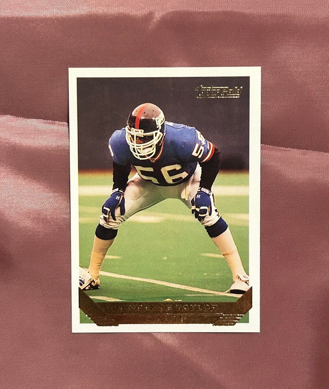 1993 Topps Football - Lawrence Taylor - Gold Card Parallel - No 105 ...