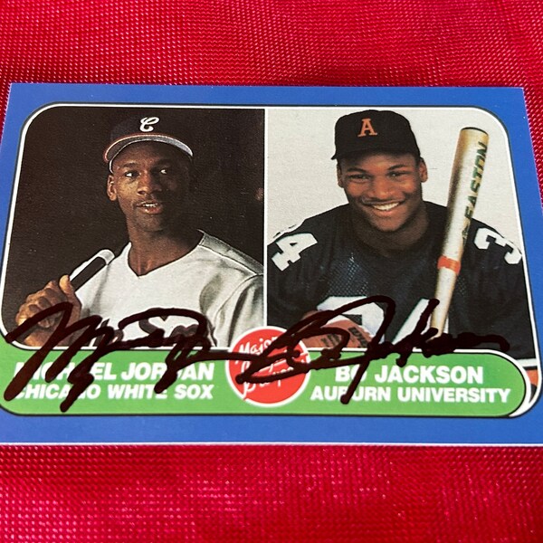 Michael Jordan Autograph Authentic - Etsy