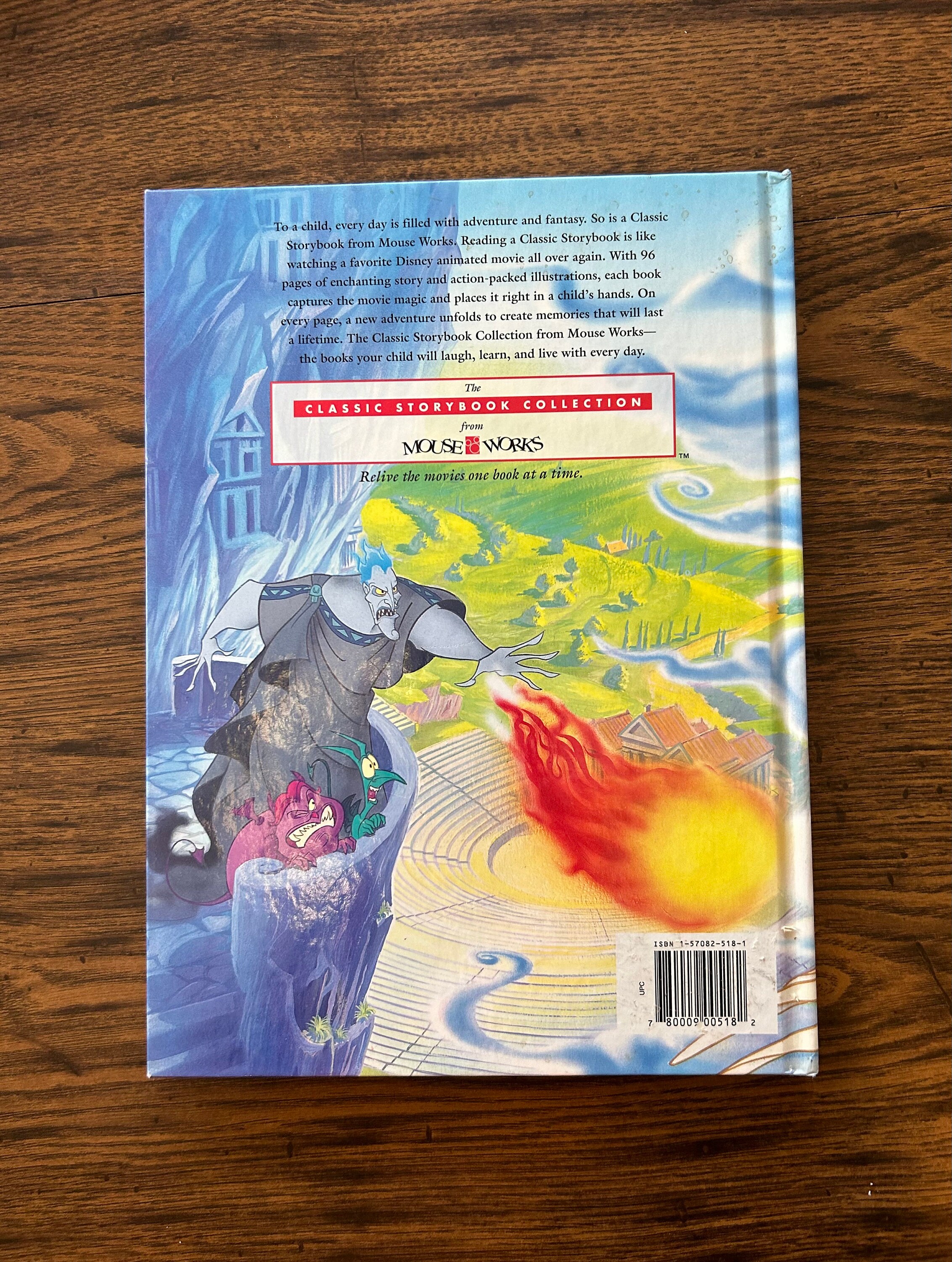 Disneys Hercules Mousework Classic Story Book Hardcover Copyright 1997 - Etsy