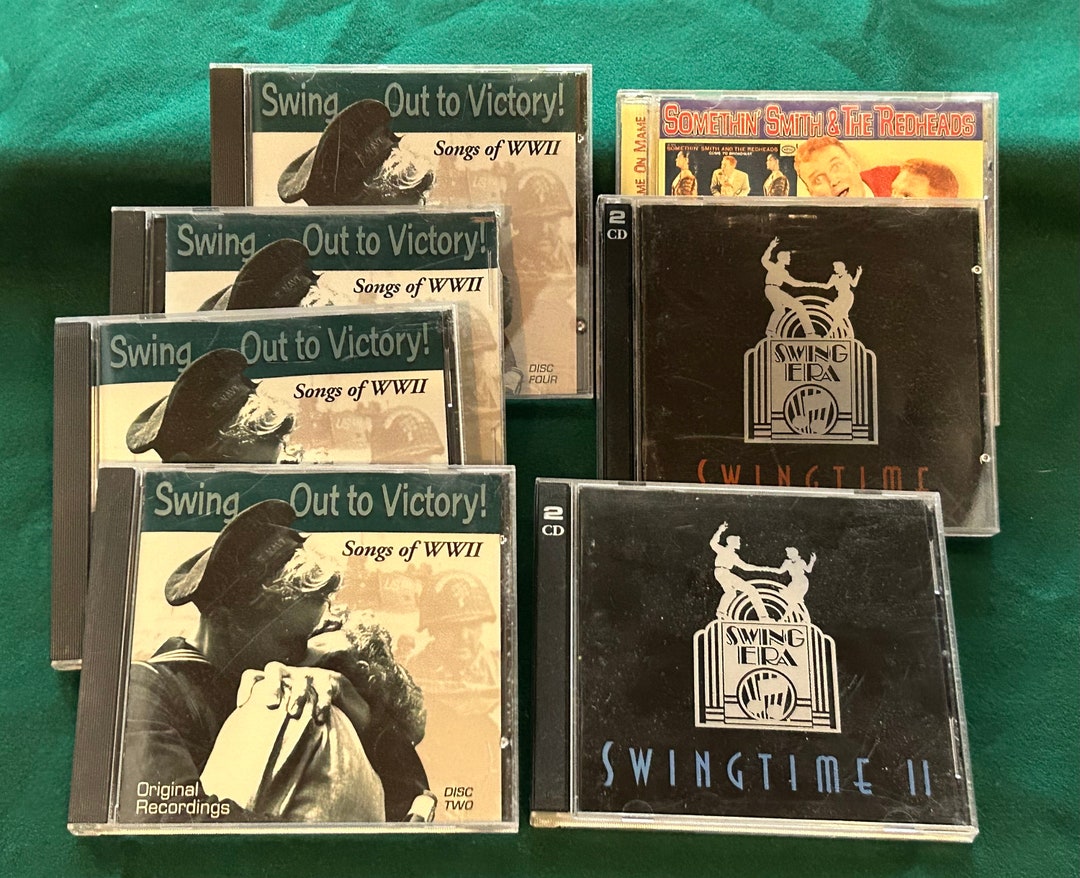 CD Lot of 7 - Swing Out to Victory-songs of WWII - Swingtime - Somethin Smith and the Redheads ...