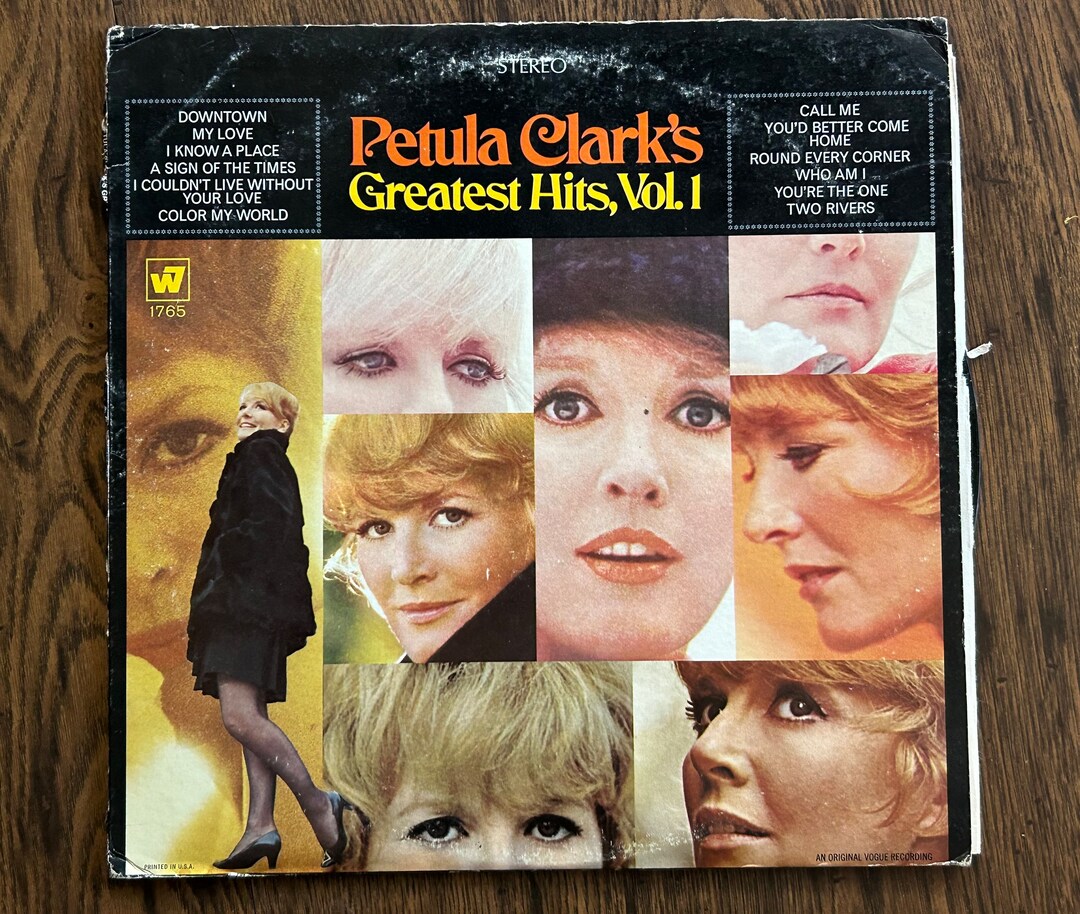 Petula Clark’s - Greatest Hits Vol 1 - Record Original Vinyl - Warner ...