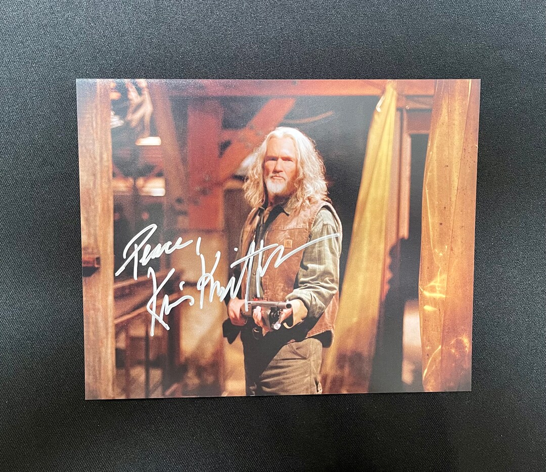 Kris Kristofferson - Genuine Hand Signed 8x10 Authentic Autographed ...