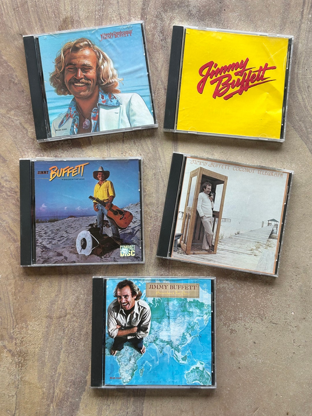 Jimmy Buffett - 5 Album/cd Lot - Album’s: Coconut Telegraph - Havana ...