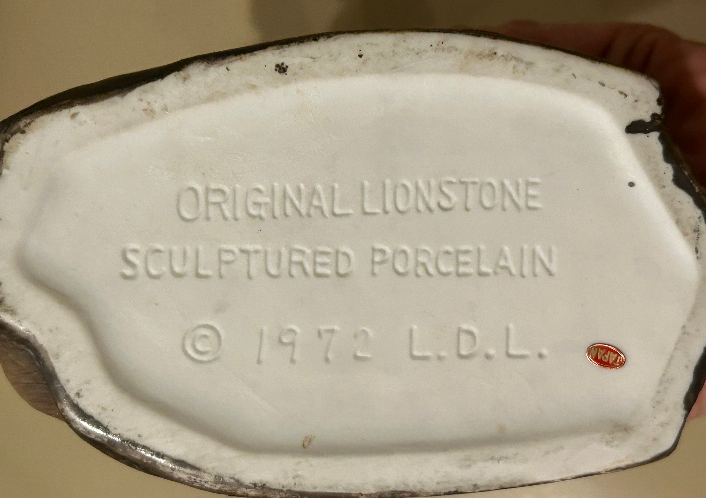 Original Lionstone Whiskey Sculptured Porcelain Bluebird Display Bottle ...