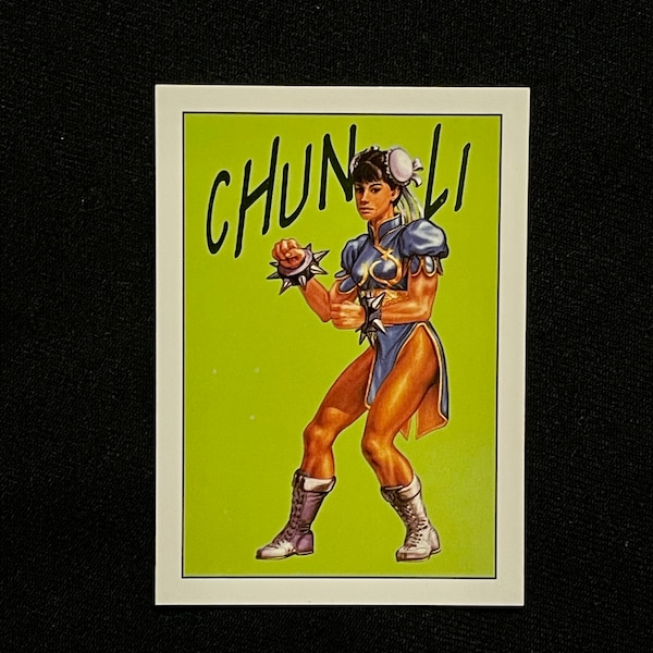 Chun Li Card - Etsy