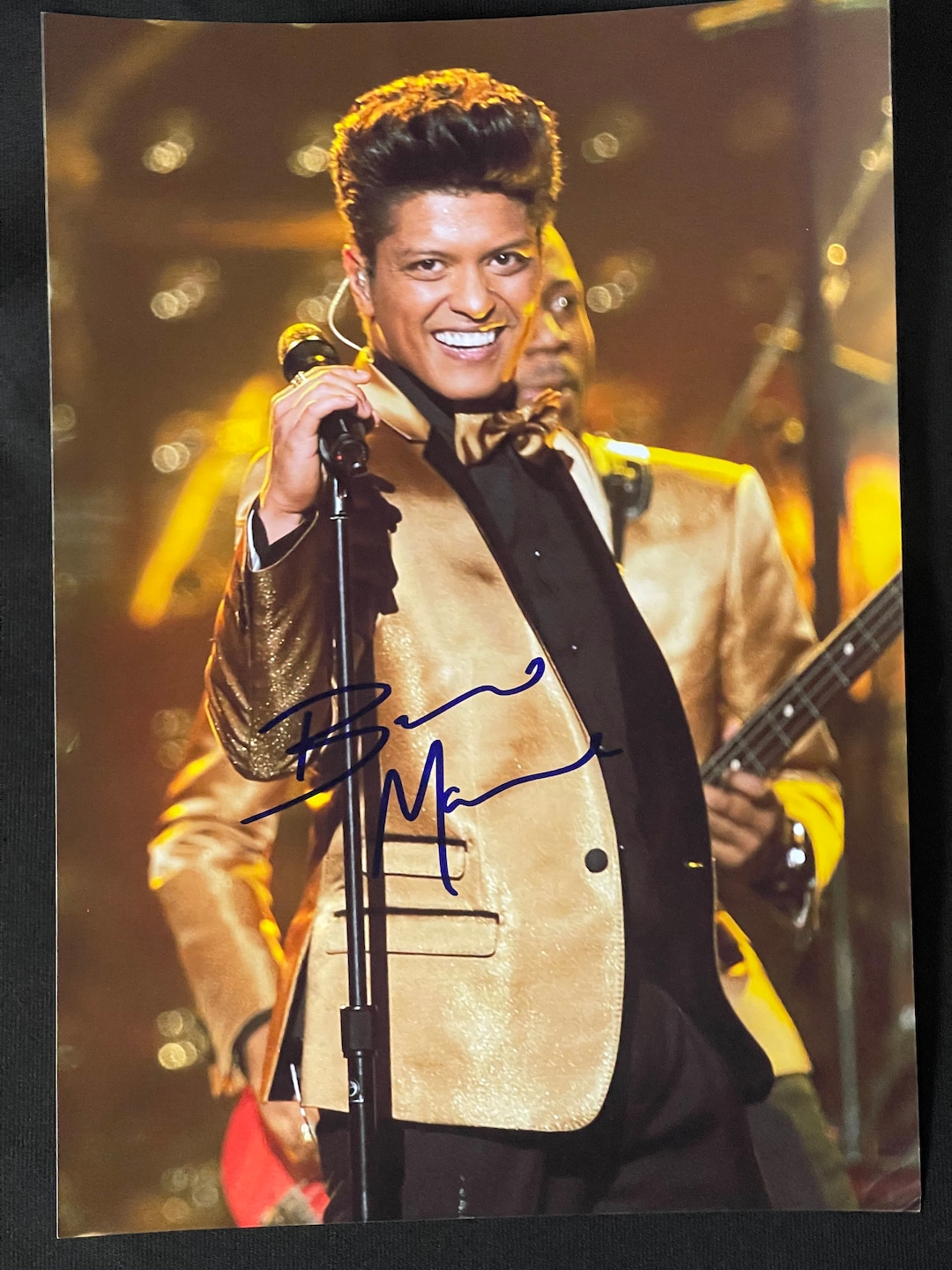 Bruno Mars - Genuine Hand Signed 8x11 Authentic Autographed Photo ...