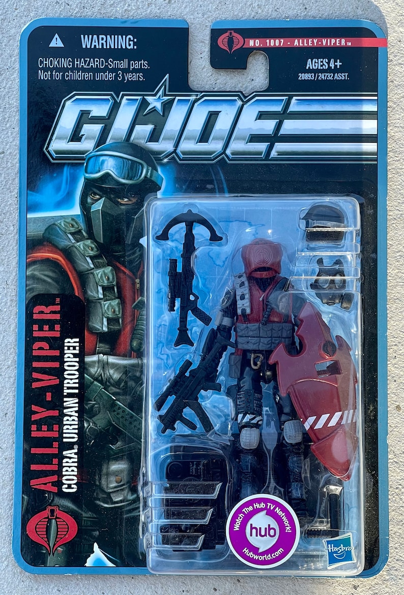 2010 Hasbro - G.I. Joe / Cobra - Alley Viper - Cobra Urban Trooper - C ...