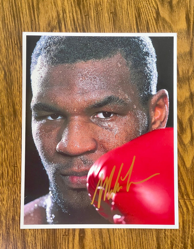 Mike Tyson Genuine Hand Signed 8x10 Authentic Autographed - Etsy