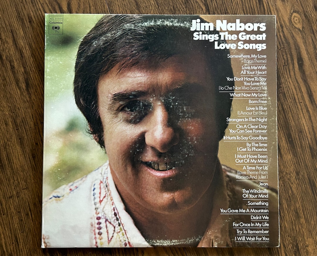 Jim Nabors - Sings the Great Love Songs - 1972 Record - Original Vinyl ...