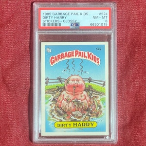 Garbage Pail Kid Dirty Harry Series 2 52a 1986 PSA - Etsy