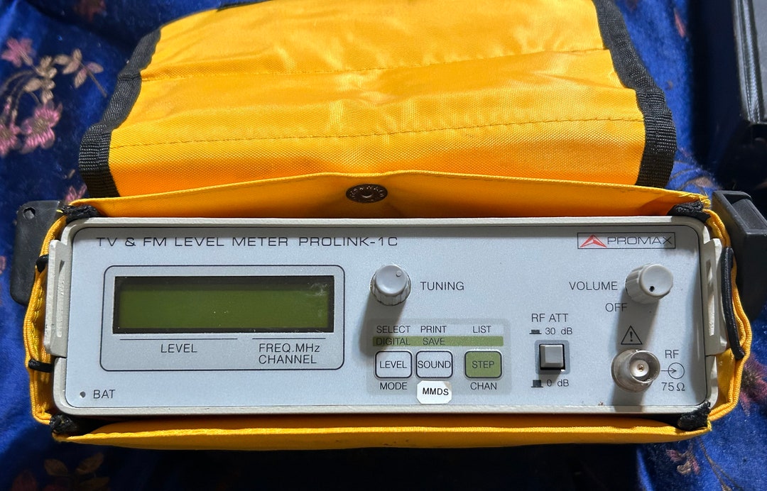 Promax TV and Fm Level Meter - Prolink 1-c- 12v DC - PK101CEV01 - NCS ...