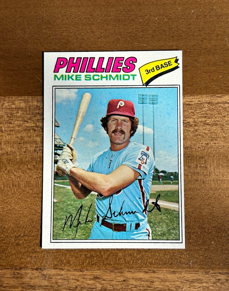 1977 Topps Mike Schmidt Card No 140 - Mint Condition - Philadelphia ...