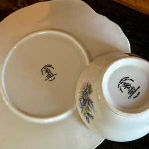 Royal Sutherland Fine Bone China Small Pitcher, Soup Cup Salad Plate ...