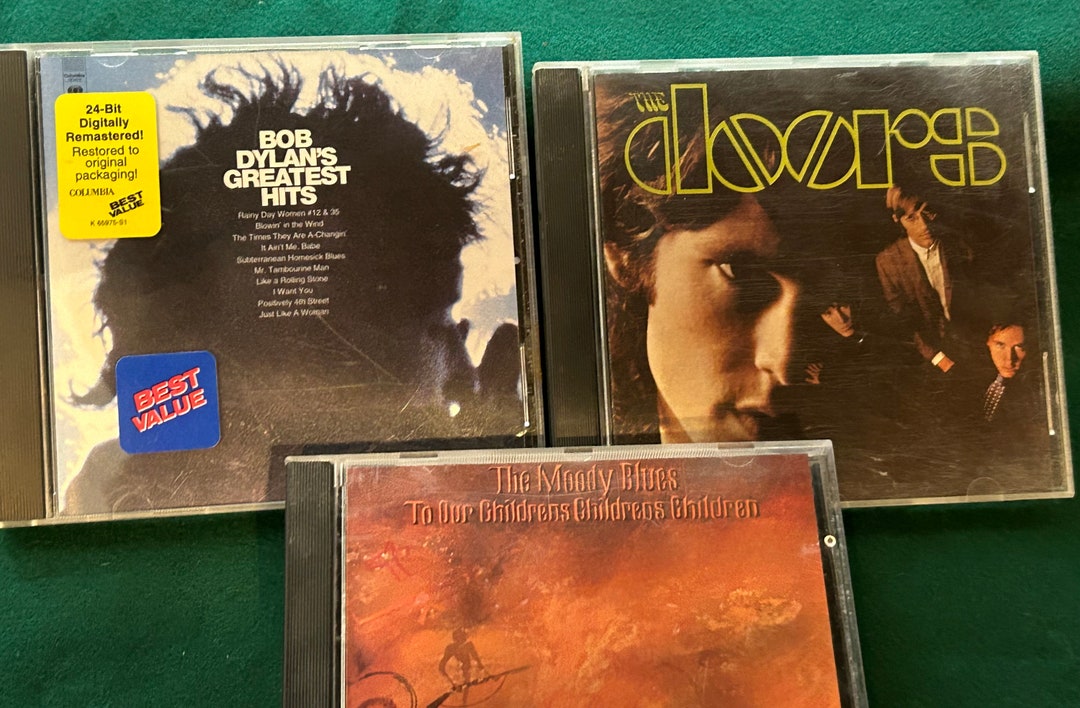 CD Lot of 3 - the Doors / Bob Dylan’s Greatest Hits / the Moody Blues ...